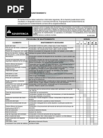 Formato de Inspección de Baterías | PDF