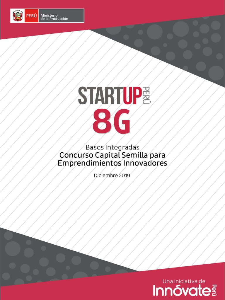 Requisitos para Innovate Perú 2023 | PDF | Empresa de inicio | Pequeñas ...