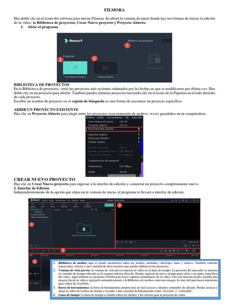 Filmora Manual | PDF | Archivo de computadora | Ventana (informática)