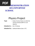 Class XII Physics Project (Pith Ball) | PDF | Electric Charge | Weight