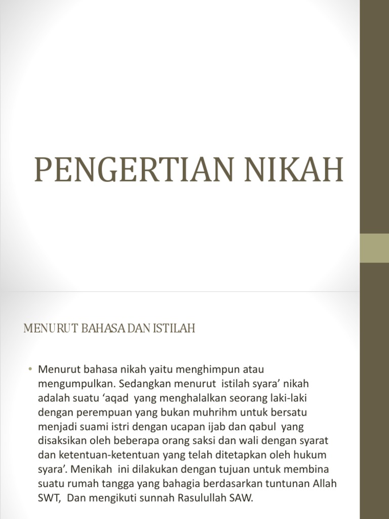 Nikah Kelas 12A 5 | PDF