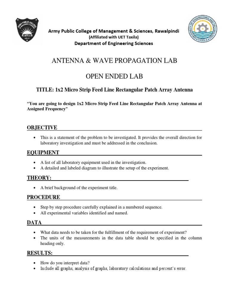 Open Ended Lab | PDF | Experiment | Laboratories