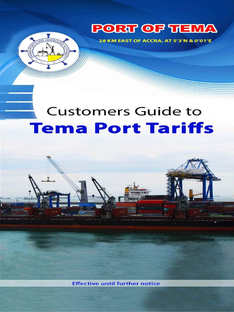 Customer Guide To Tema Port Tariffs PDF | PDF