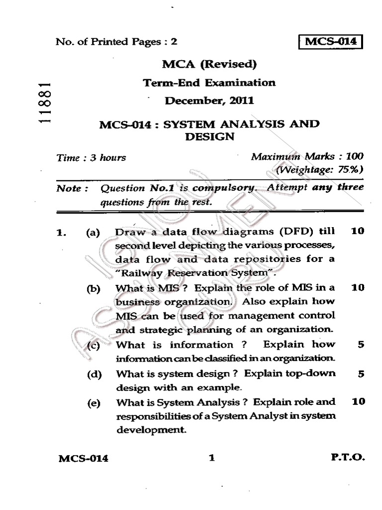 MCS 014 PDF | PDF | Software Testing | Software Development