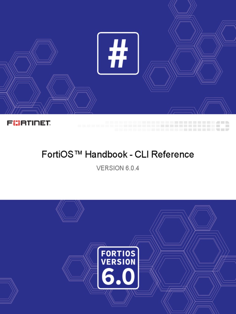 Fortigate Cli Ref 60 PDF | PDF | Router (Computing) | Command Line Interface
