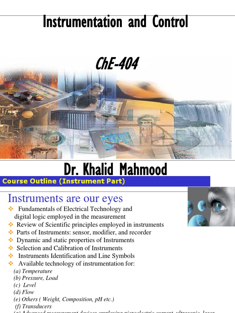 Instrumentation (Lecture, 1) | PDF | Fahrenheit | Instrumentation