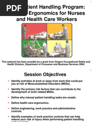 Ergonomic Principles For Nurses