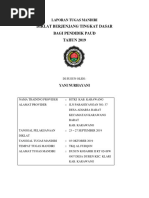 Contoh Laporan Tugas Mandiri Diklat Dasar | PDF