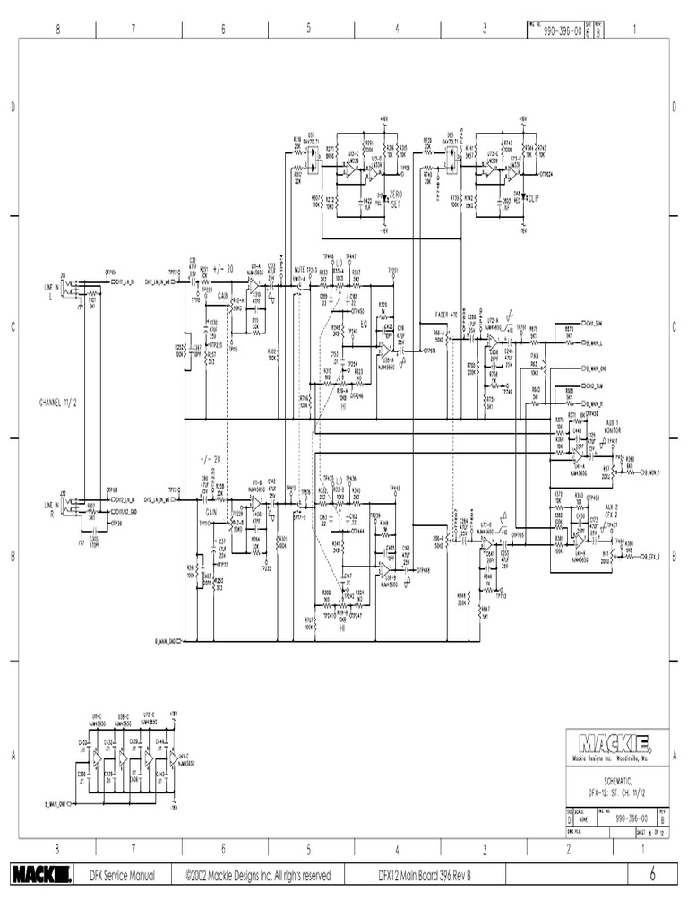 DFX12 Main Schematic2 PDF | PDF