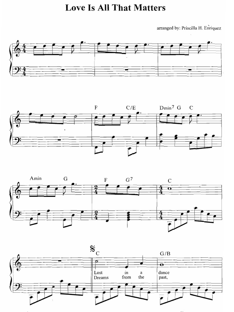 Love Is All That Matters | PDF