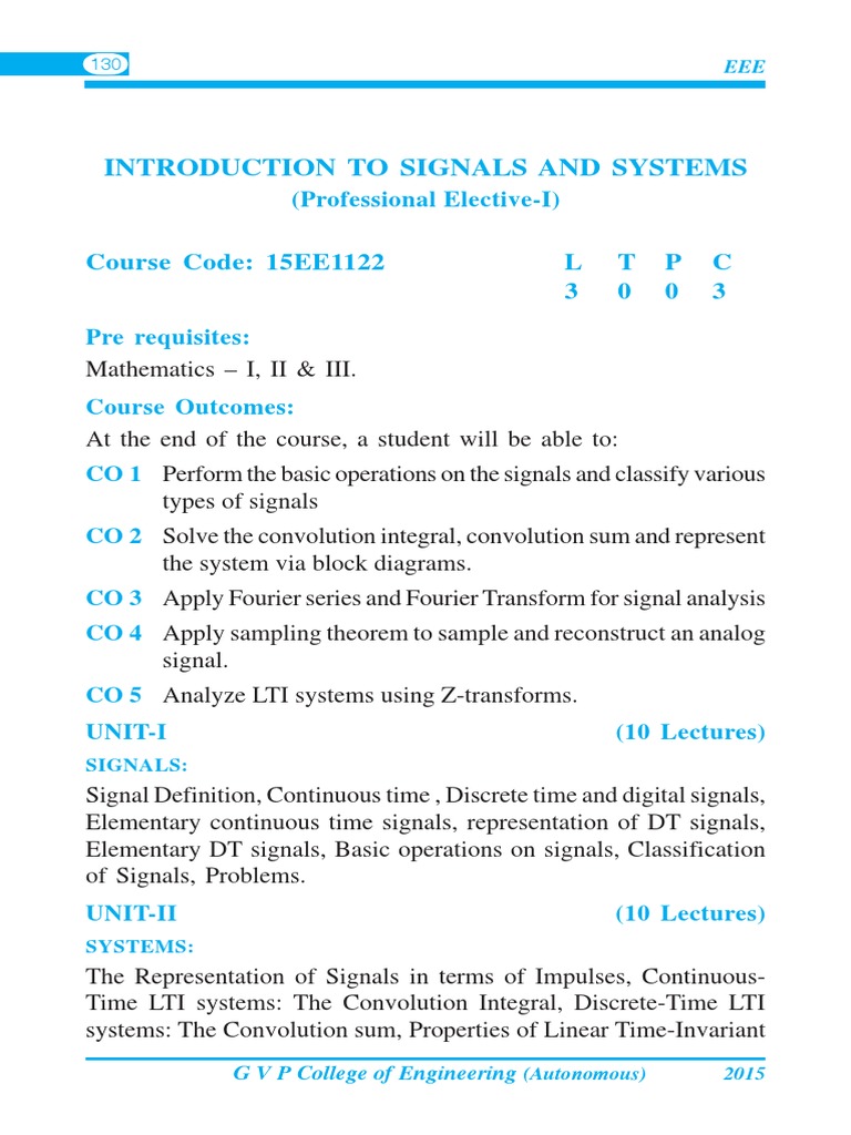 Iss PDF | PDF | Convolution | Electronics