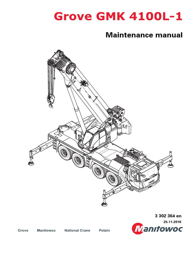 GMK4100L 1 PDF | PDF | Truck | Motor Oil