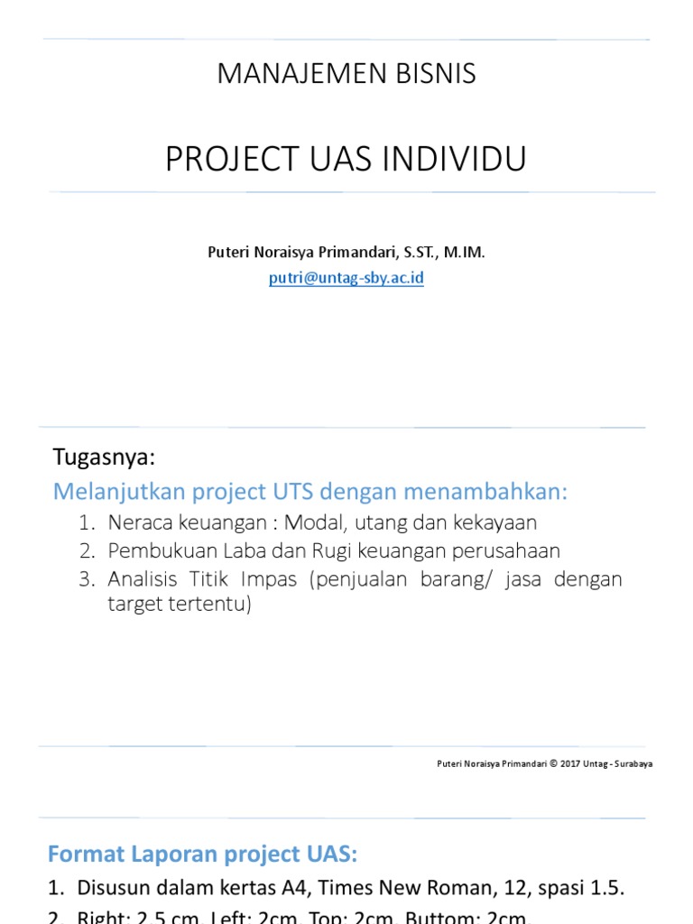 Project UAS PDF | PDF