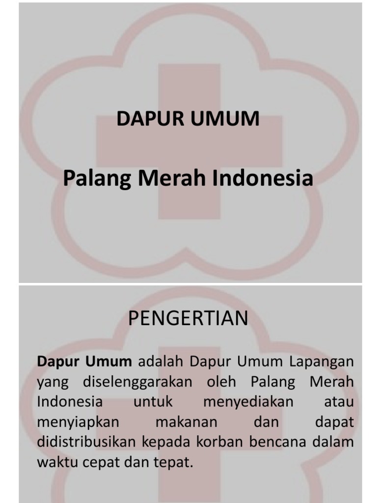 Dapur Umum | PDF