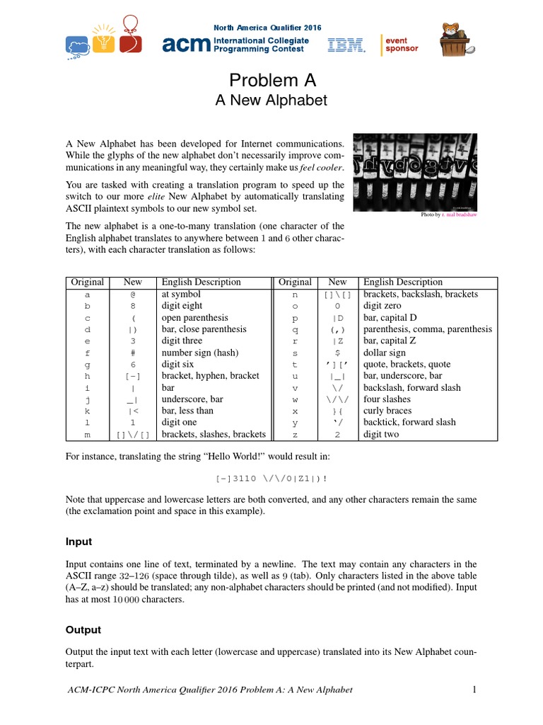 Problemset Naq 2016 | PDF | Bracket | Sequence