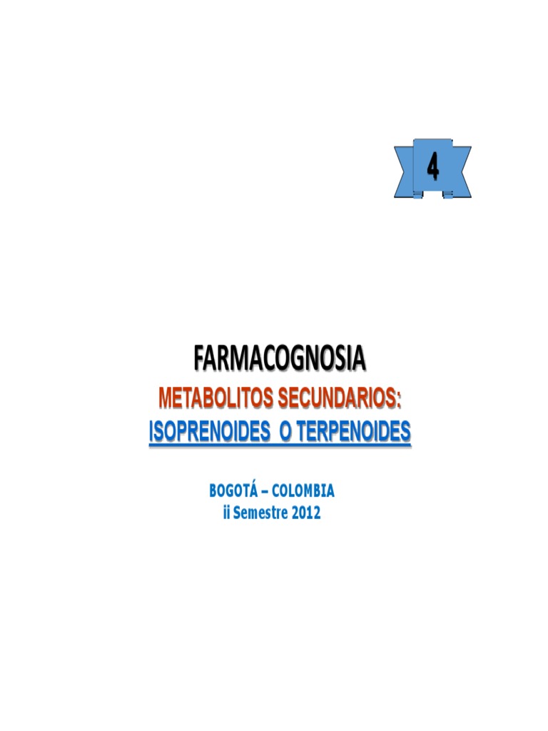 Resumen Terpenos Pdf Descargar Gratis Pdf Productos Naturales