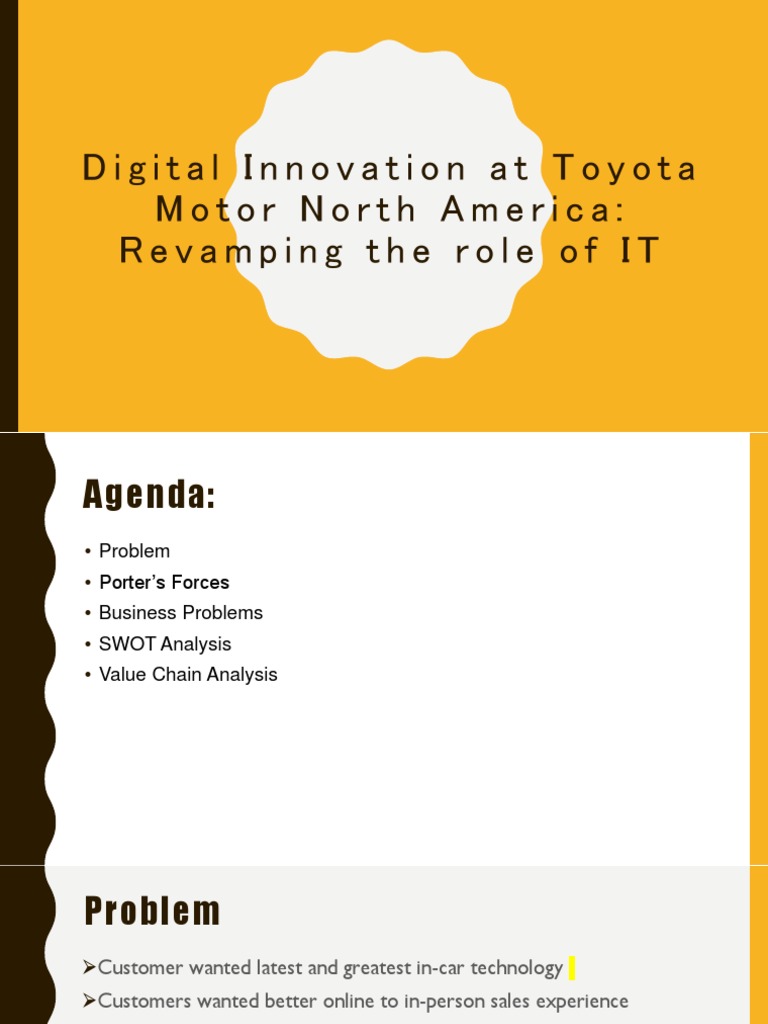 Toyota's Digital Transformation Strategy | PDF | Strategic Management ...