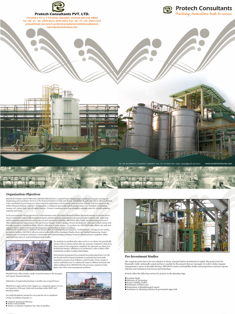 Protech Cons Profile | PDF | Specification (Technical Standard) | Engineering
