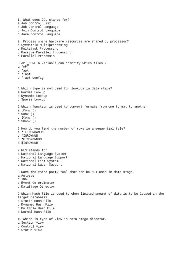 Datastage Pdf Control Flow Parameter Computer Programming 