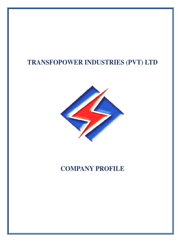 TRANSFOPOWER INDUSTRIES (PVT) LTD COMPANY PROFILE | PDF | Solar Power ...