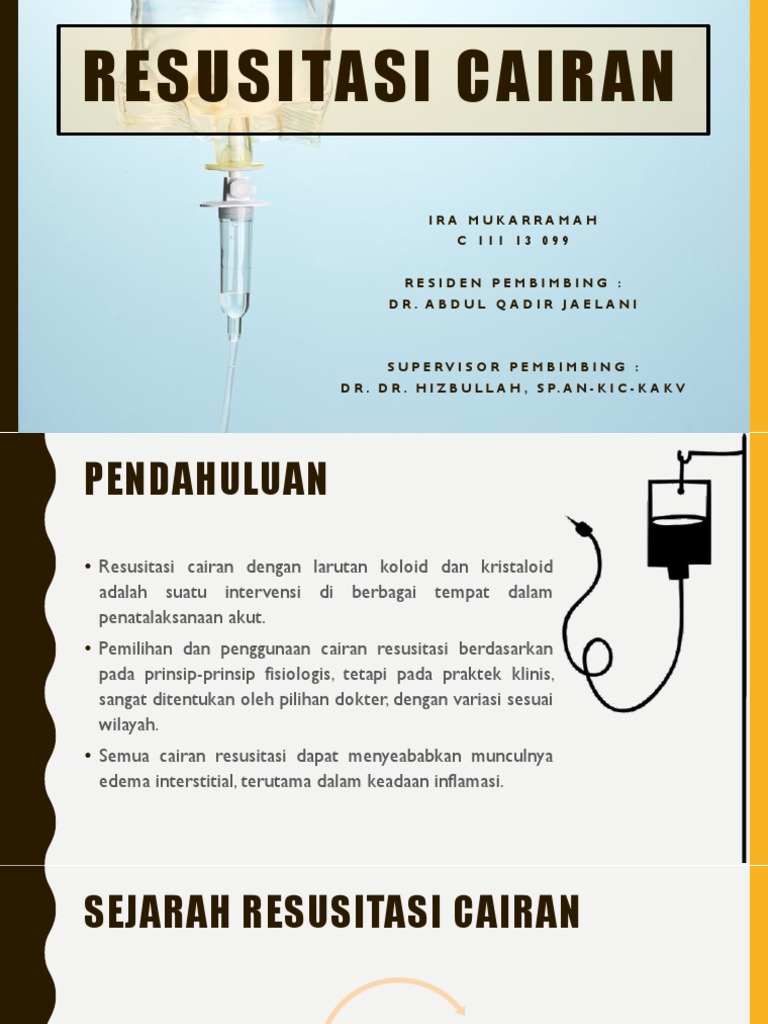 Resusitasi Cairan | PDF