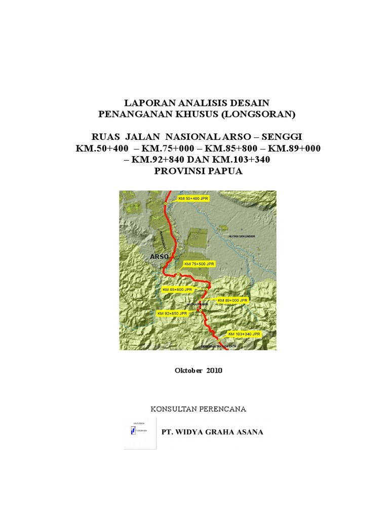 Laporan Analisis Longsoran Slope Stability | PDF