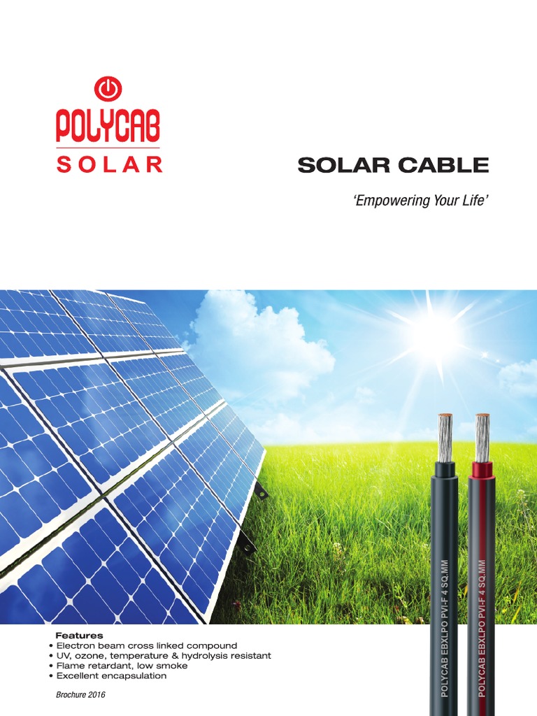 Polycab Solar DC Cable PDF | PDF
