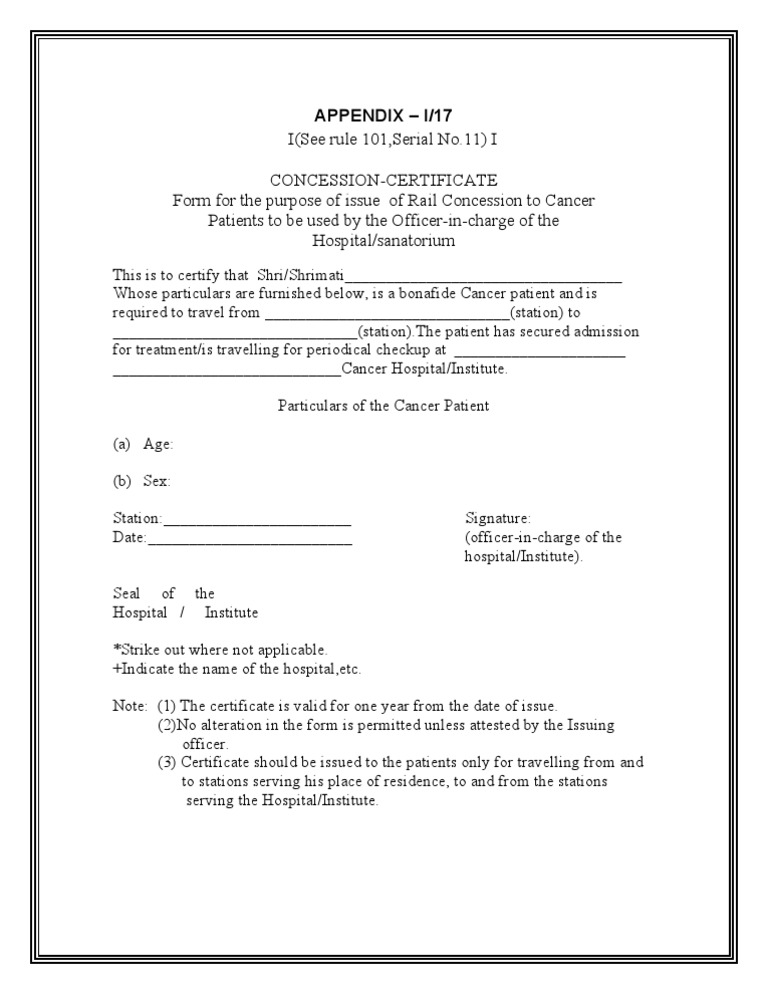 Cancer Certificate | PDF