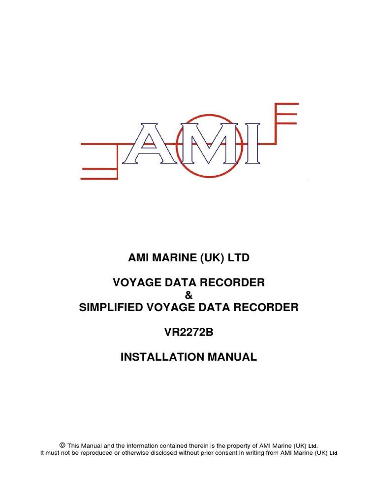 VR2272B Installation Manual New | PDF | Power Supply | Electronics