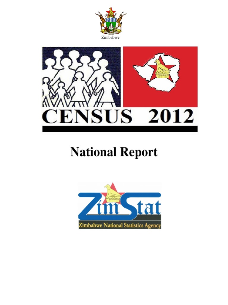Zimbabwe Population Census 2012 | PDF | Drinking Water | Household