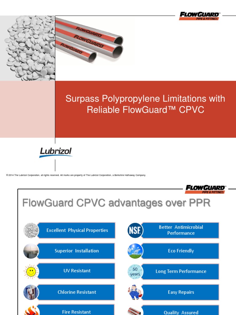 FlowGuard Vs PPR Presentation 2014 | PDF | Thermal Expansion | Pipe (Fluid Conveyance)