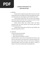 LP Demam Typhoid | PDF