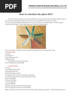 STC Ratings for Glass and Walls | PDF | Drywall | Architectural Design
