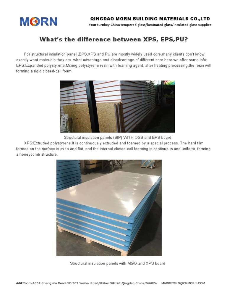 XPS vs EPS: Insulation Material Comparison | PDF | Polystyrene ...