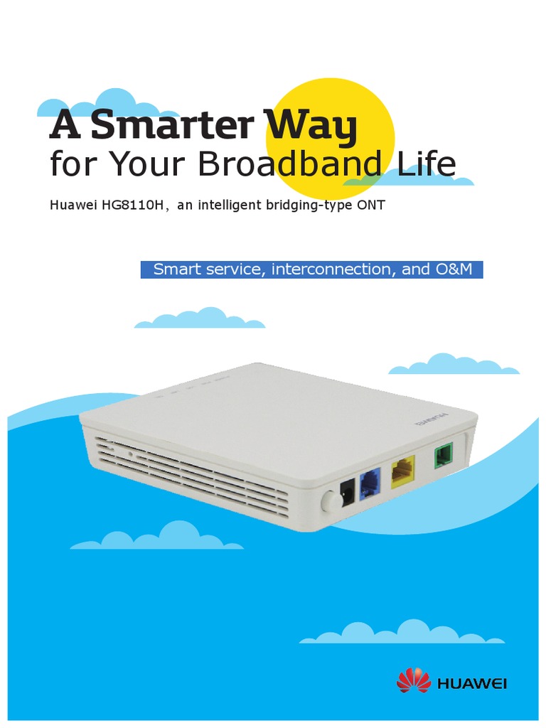 HG8110H Datasheet | PDF | Internet Standards | Computer Network
