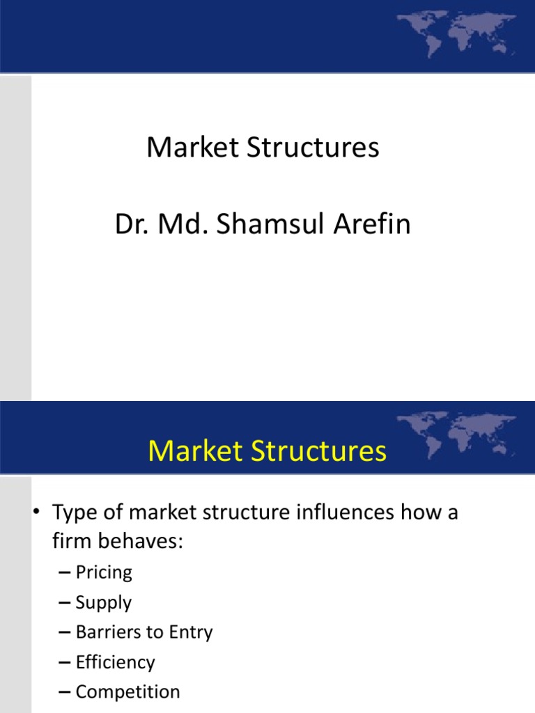 Understanding Market Structures and Competition | PDF | Monopoly ...