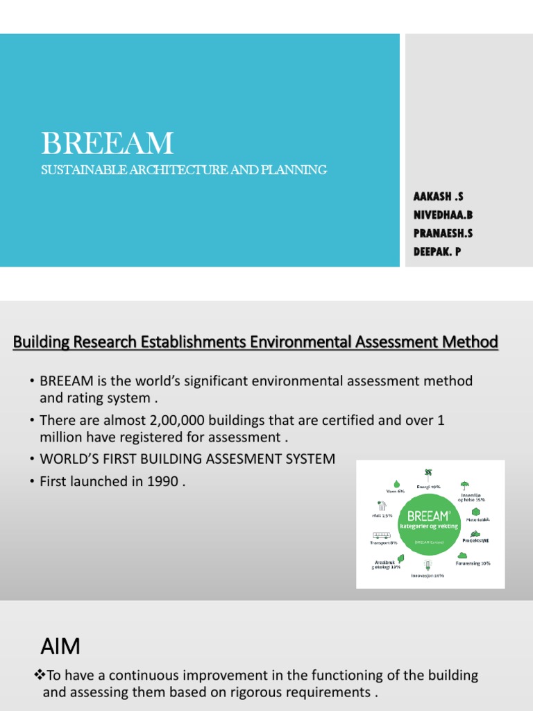 BREEAM | PDF | Sustainability | Economy And The Environment