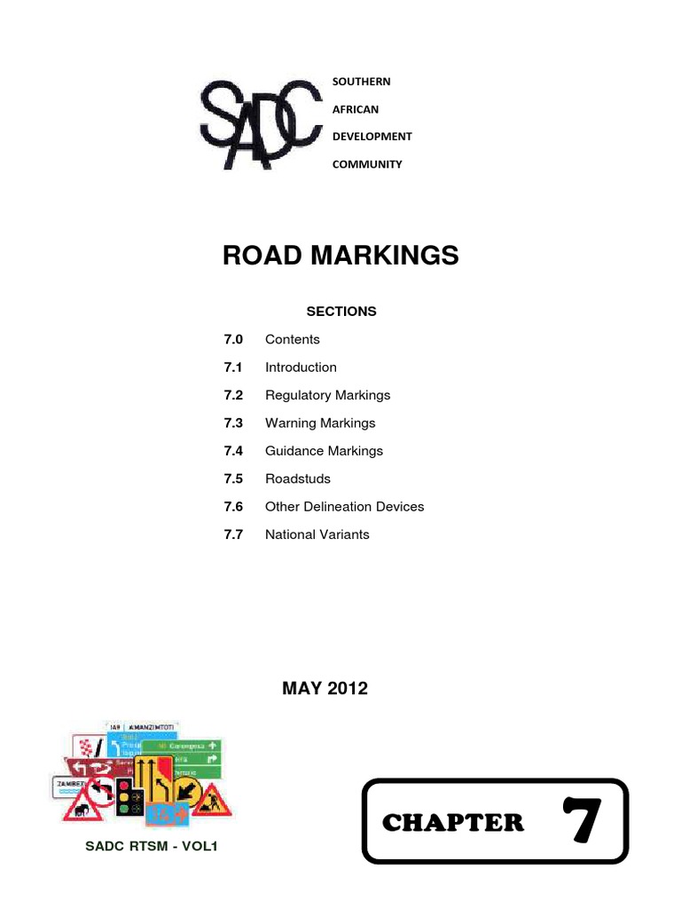 Road Traffic Signs Manual Vol 1 Chapter 7 PDF | PDF | Road | Lane
