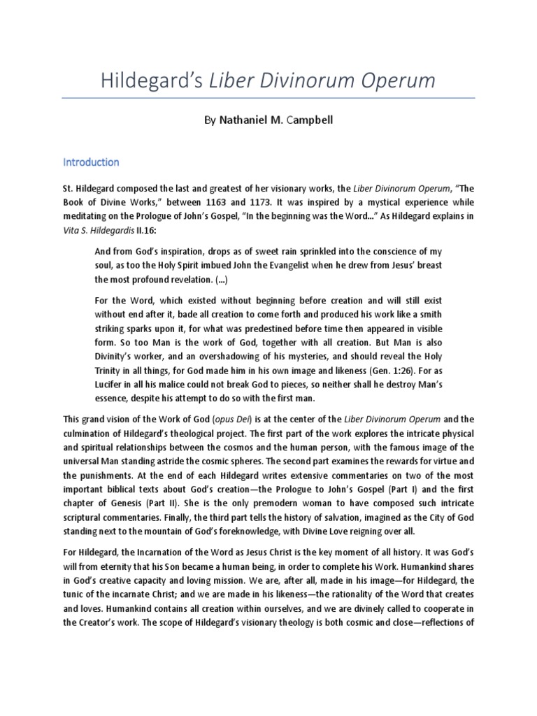 Nathaniel - Campbell - Liber Divinorum Operum | PDF | God | Religious ...