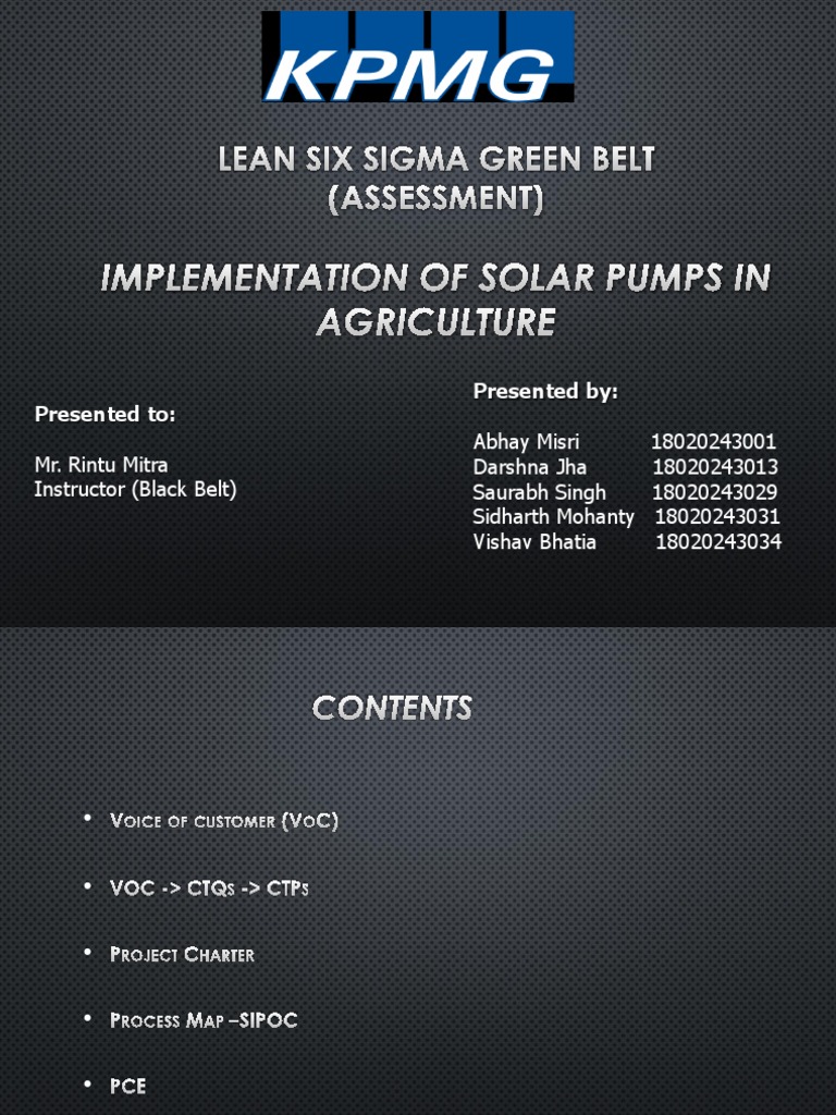 SIIB Six Sigma - EE - 2 | PDF | Solar Power | Electrical Grid