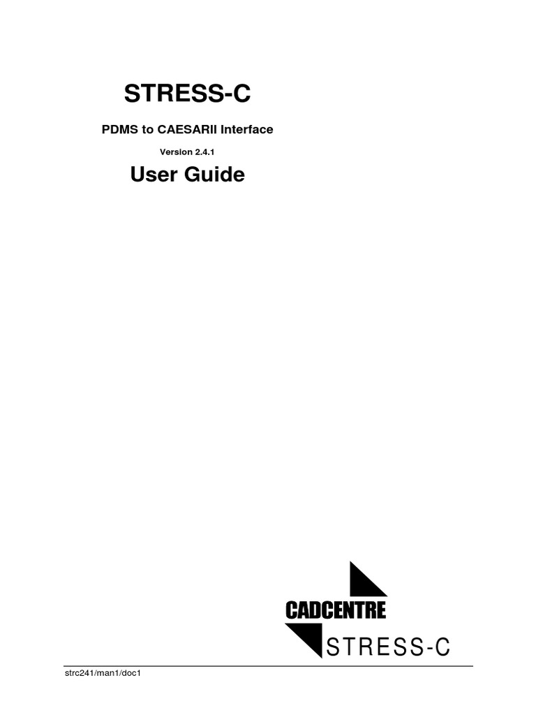 Pdms To Caesarii Interface Stress C Pdf Command Line Interface Menu Computing
