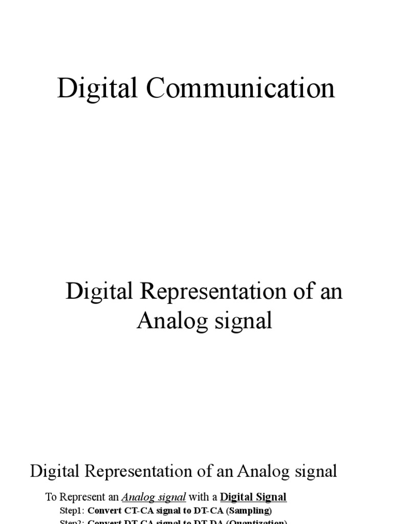 Digital Communication | PDF