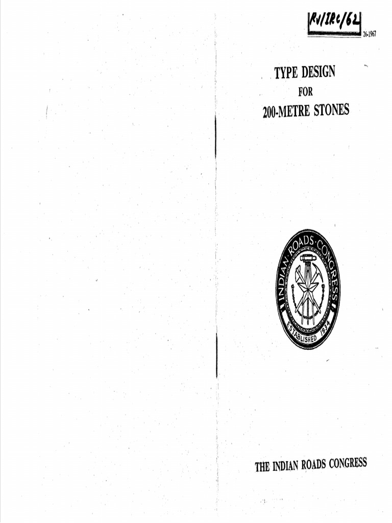Irc-26-1967 Hectometer Stone PDF | PDF