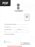 Gazetted Officer's Certificate/Annexure For PAN Card | PDF | Document ...