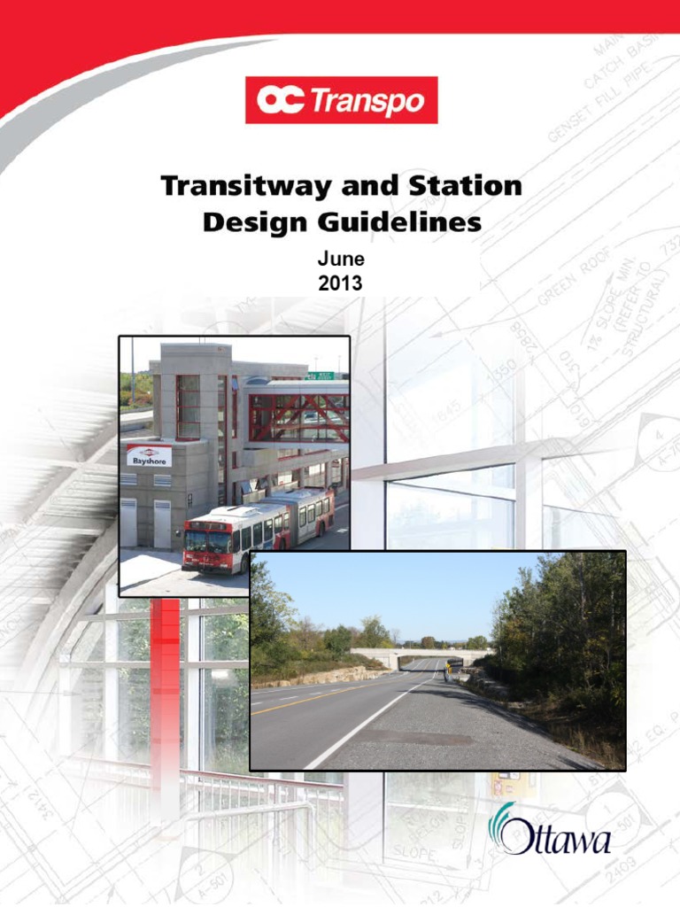 June 2013 Transitway Design Guidelines | PDF | Elevator | Transport