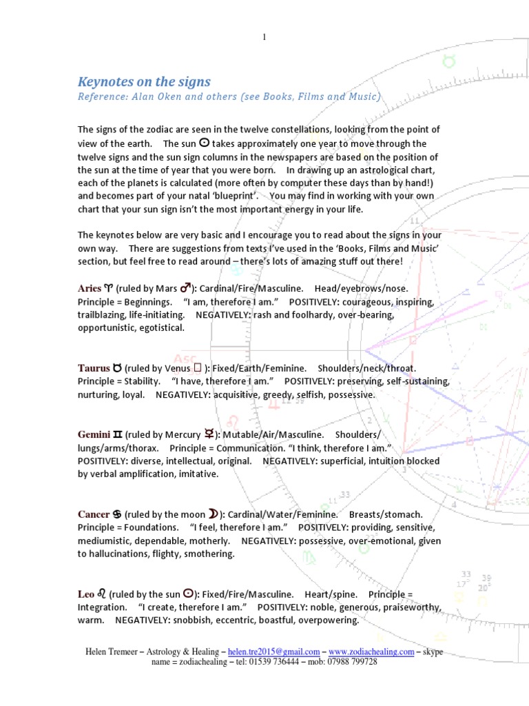 Astrology Workbook General | PDF | Planets In Astrology | Popular ...