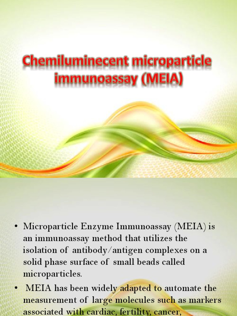 Microparticle Enzyme Immunoassay Overview | PDF | Immunoassay | Chemistry