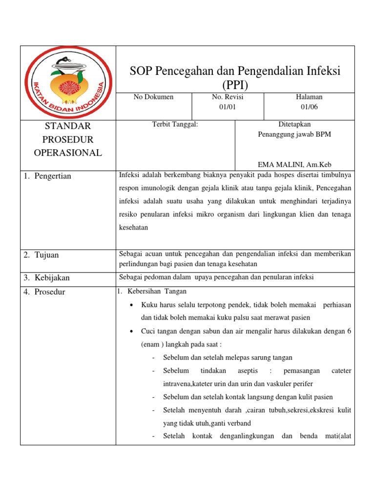 Sop Ppi | PDF