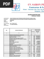 Format Backup Data Proyek Konstruksi | PDF