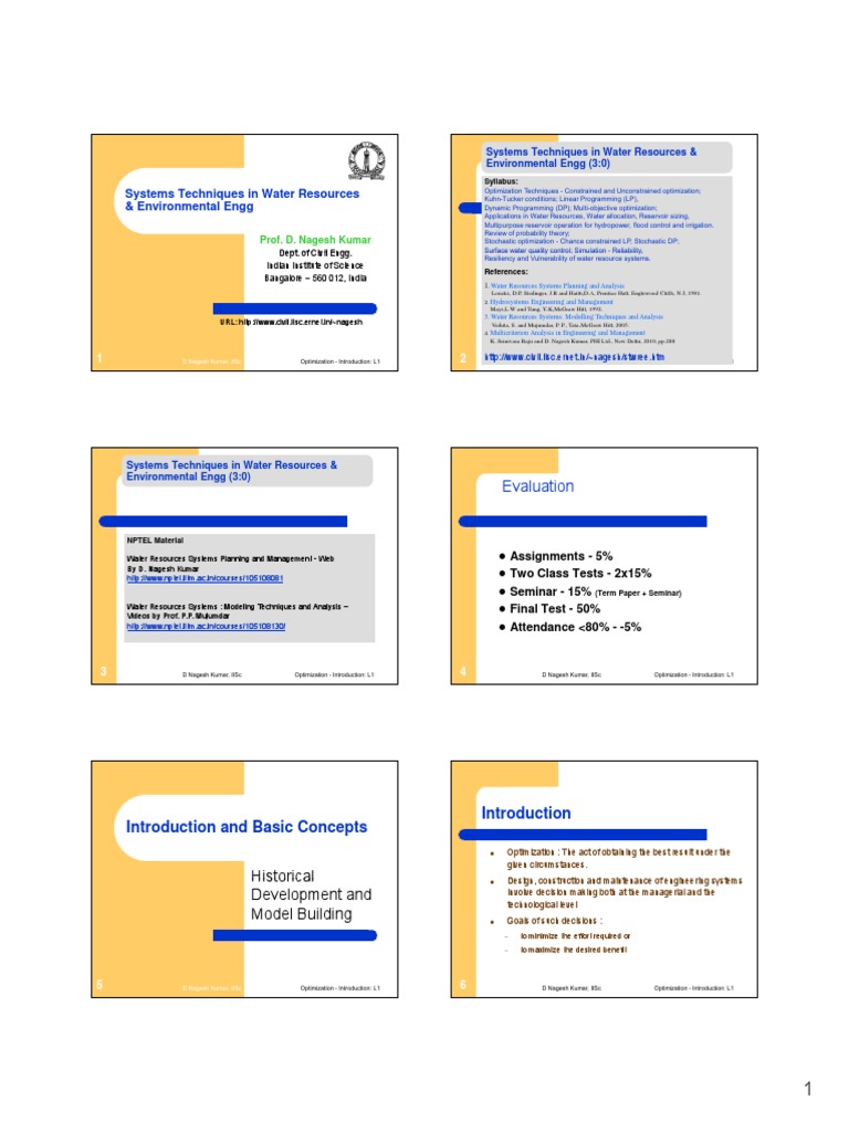 01 Optimization Intro Color PDF | PDF | Mathematical Optimization ...